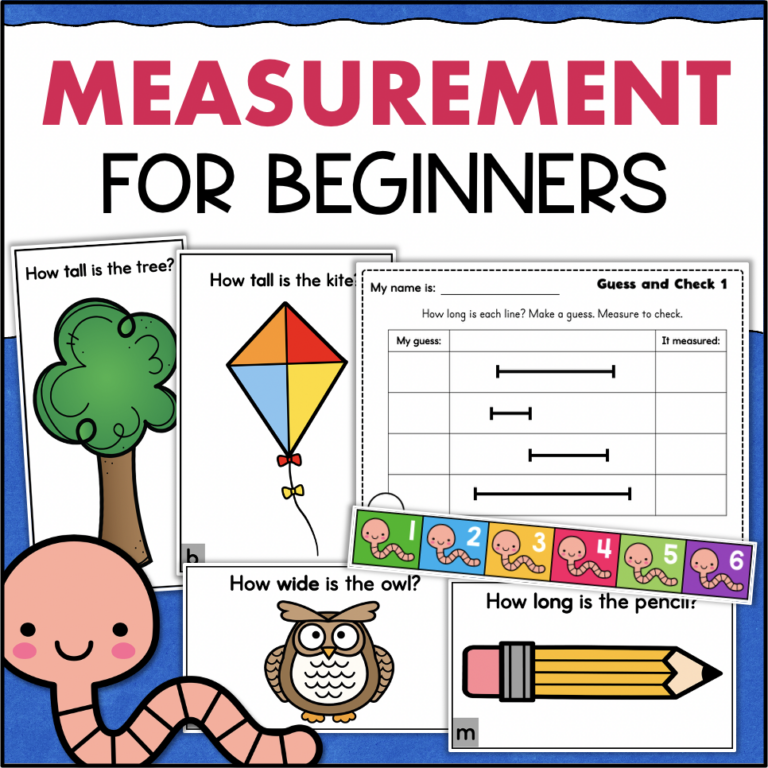 Measuring Length Measurement Activities for Beginners - Made By Teachers