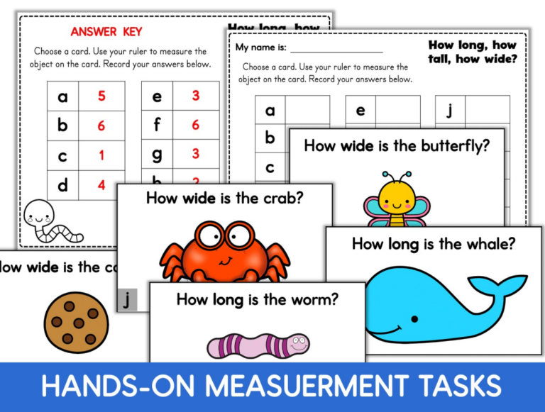 Measuring Length Measurement Activities for Beginners | Made By Teachers