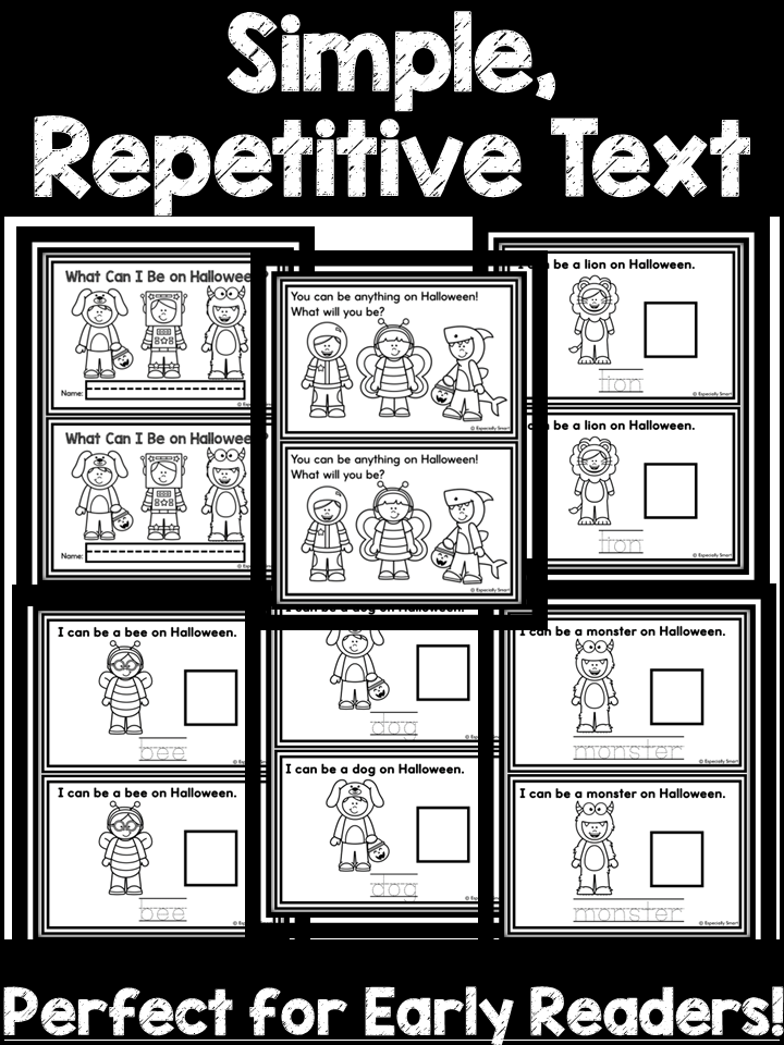 Halloween Emergent Reader and Craft Set - Made By Teachers