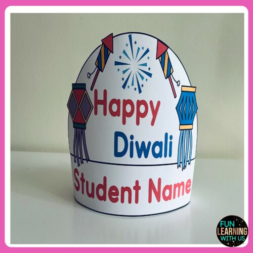 Editable Diwali Hat Crafts | Holiday Around the World Crown Craft ...