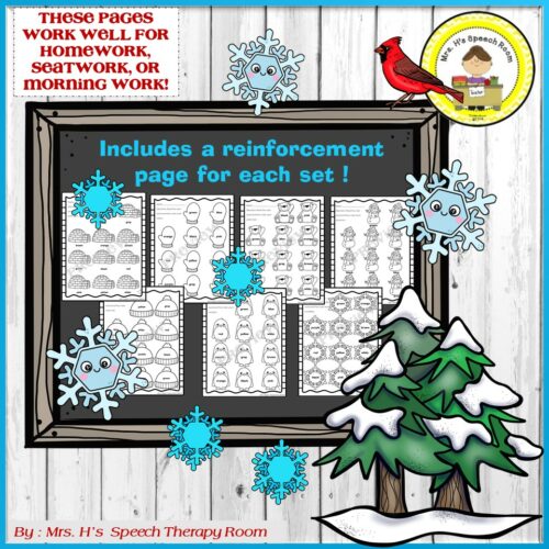 Color Word Clip Cards | Winter Clip Cards | Preschool Color Words ...