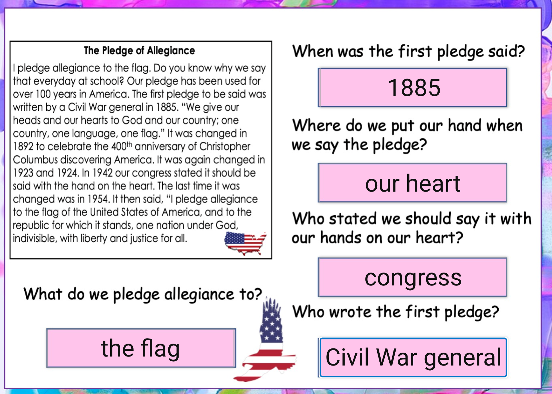 Asking and Answering Questions Non-Fiction Boom Cards | Made By Teachers