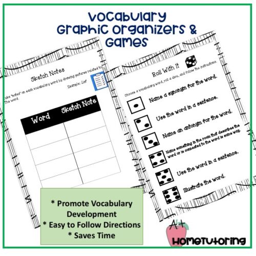 Vocabulary Graphic Organizers & Games | Made By Teachers