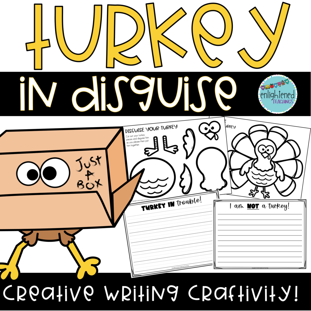Turkey in Disguise Creative Writing Craft - Disguise a Turkey - Made By ...