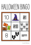Halloween Game - Bingo Counting 1-10 - Numbers, Ten Frames and Tally ...