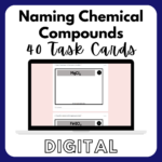 CHEMISTRY Naming Chemical Compounds 40 Task Cards Review Activity ...