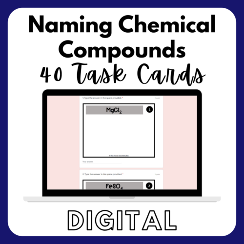CHEMISTRY Naming Compounds & Writing Chemical Formulas BUNDLE 2 | Made ...