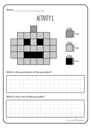 Halloween Math Activities - Area And Perimeter Worksheets - Math ...
