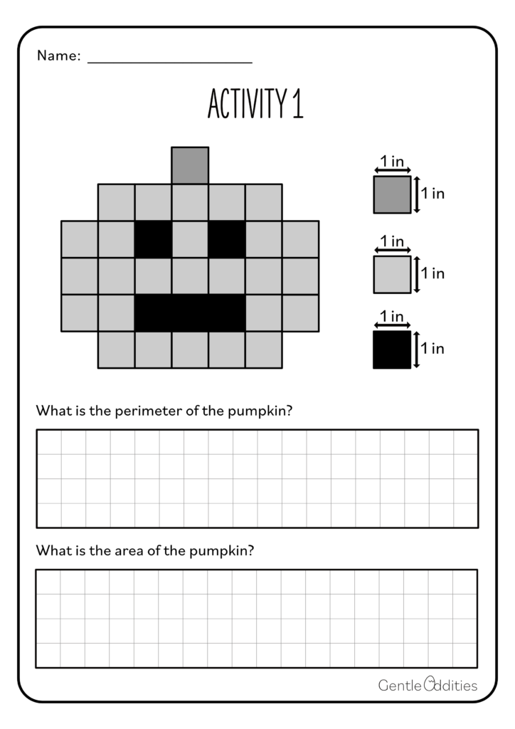 Halloween Math Activities - Area And Perimeter Worksheets - Math ...