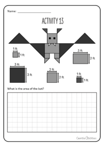 Halloween Math Activities - Area And Perimeter Worksheets - Math ...