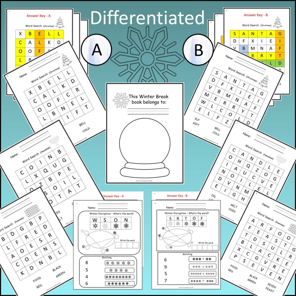 Winter Break Activites for Pre-K and Kindergarten - Made By Teachers