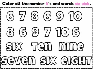 Numbers and Number Words 6-10 - Made By Teachers