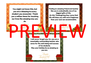 Thanksgiving Messages For Teachers | Made By Teachers