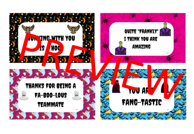Halloween Teacher Affirmation Tags | Made By Teachers
