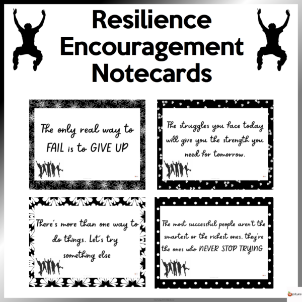 Mending Minds Resilience Lesson and Encouragement Note Cards Bundle ...