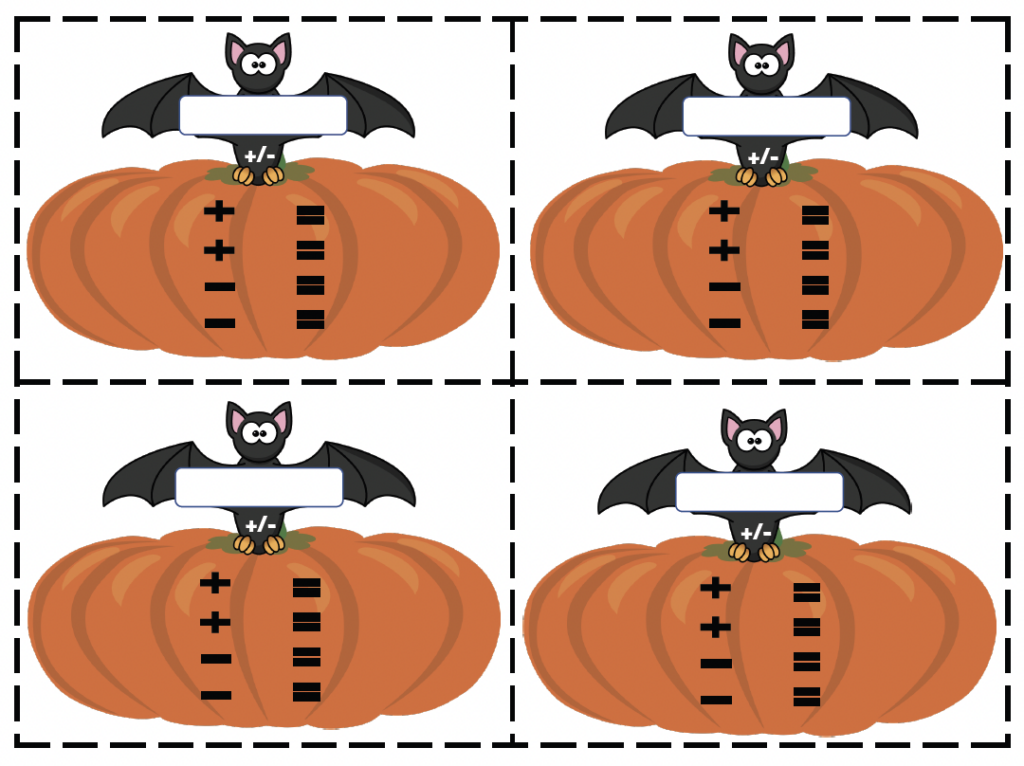 Fact Family Pumpkins Within 10 | Made By Teachers