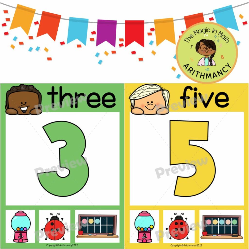 NUMBERS 1-20 MATH POSTERS CLASS DISPLAYS TEN FRAMES TALLY MARKS PLACE ...