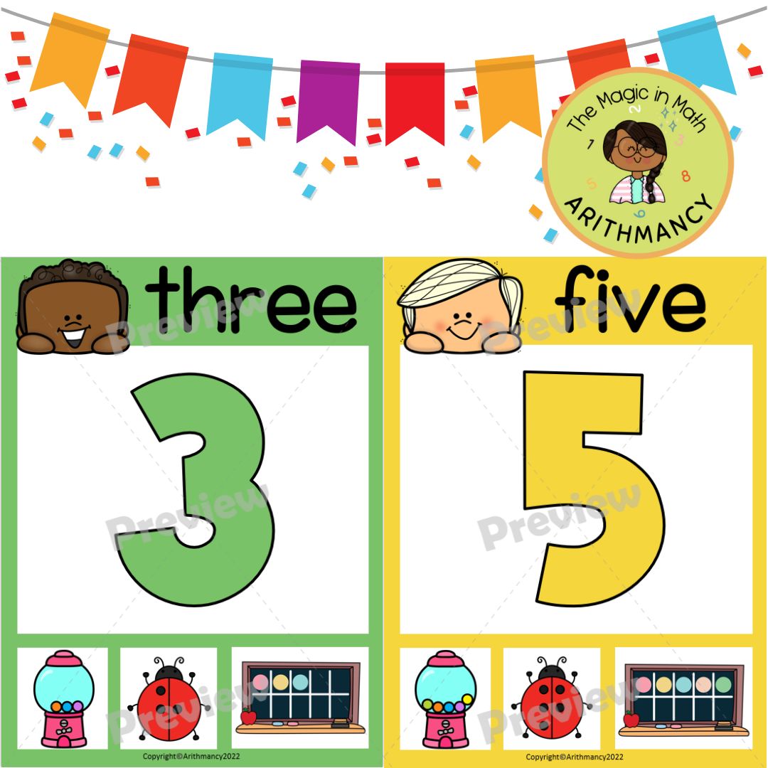 NUMBERS 1-20 MATH POSTERS CLASS DISPLAYS TEN FRAMES TALLY MARKS PLACE ...