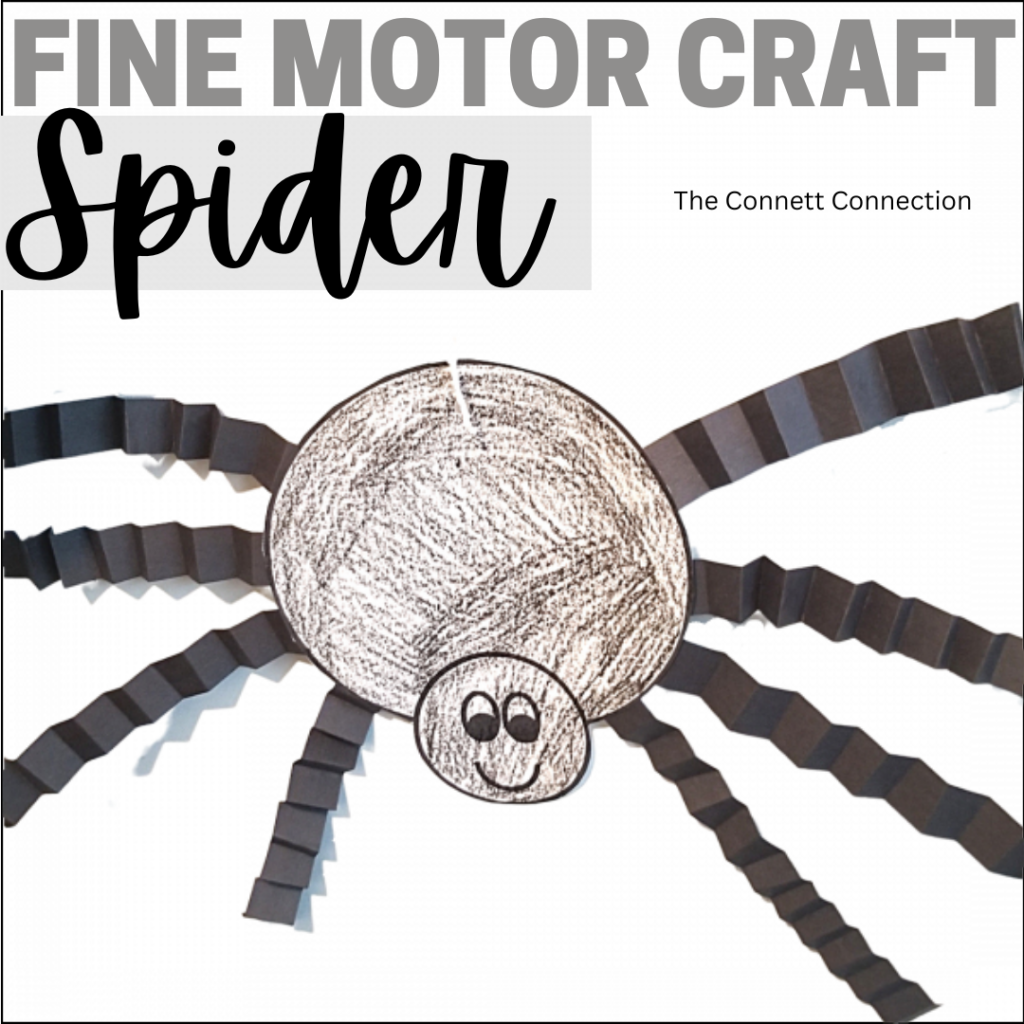 Spider Craft Template and Directions | Made By Teachers