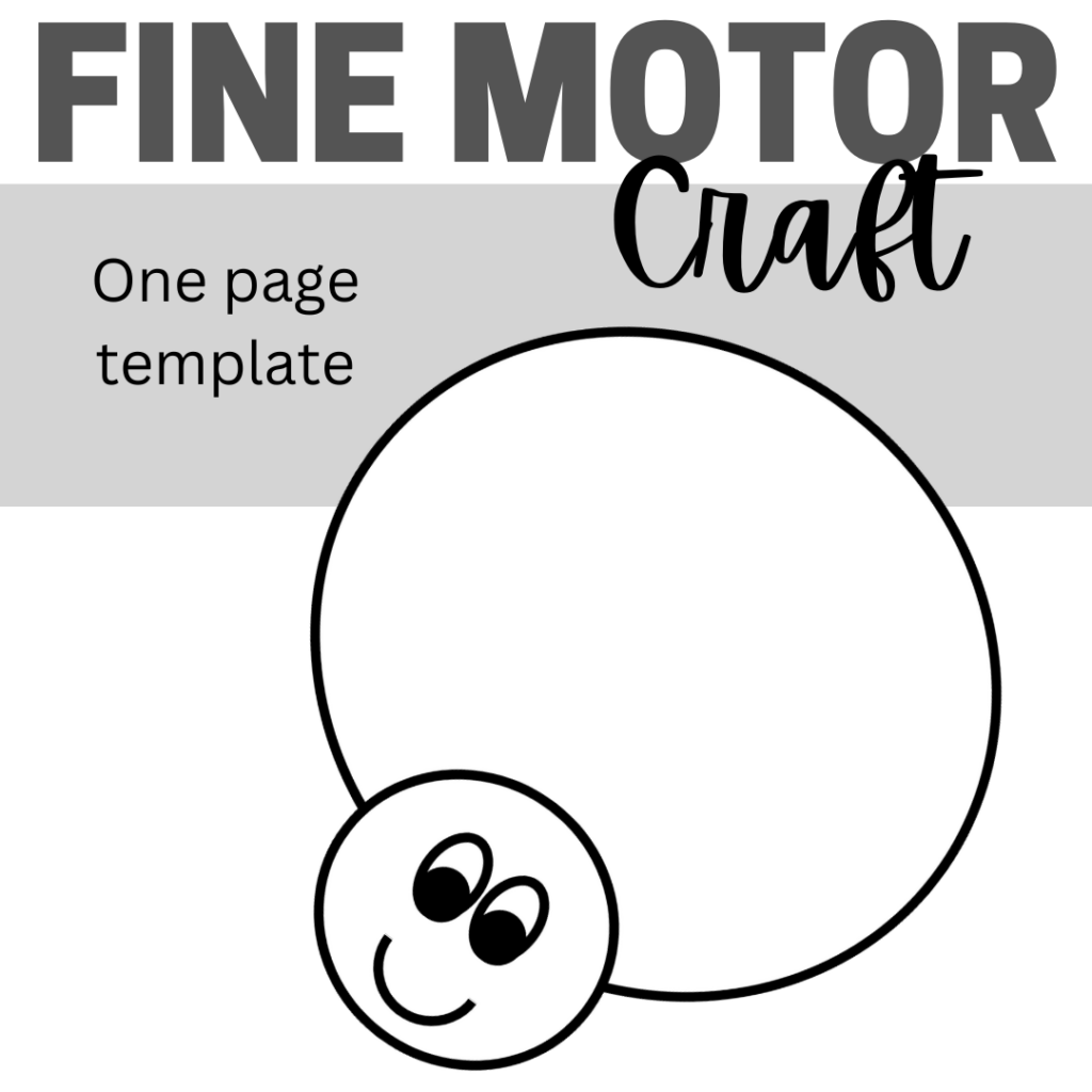 Spider Craft Template and Directions | Made By Teachers