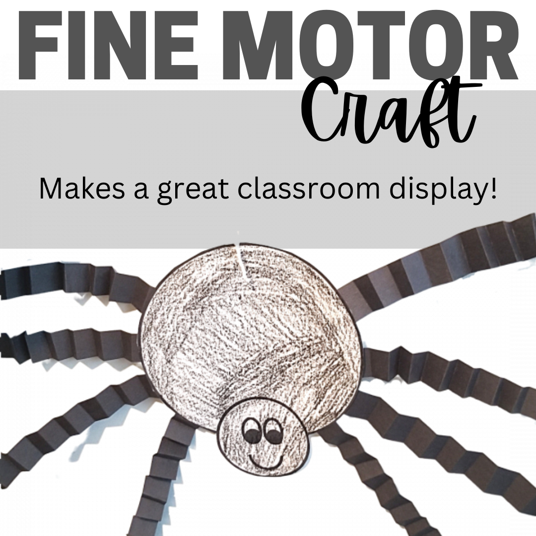 Spider Craft Template and Directions | Made By Teachers