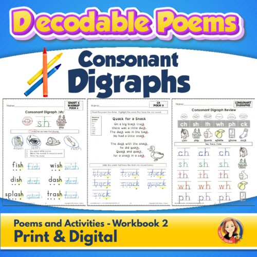 Decodable Poems and Worksheets with Digraphs | Made By Teachers