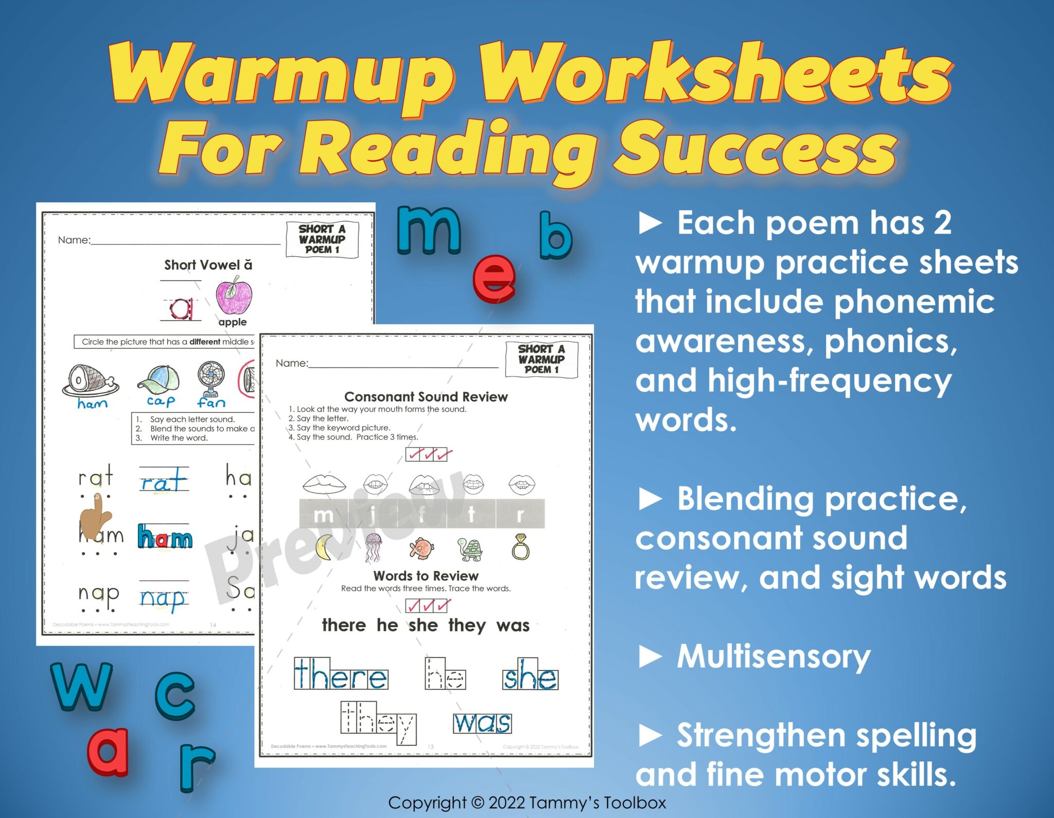 Decodable Poems Workbook Bundle | Made By Teachers