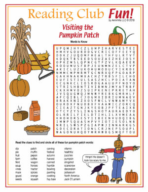 Pumpkin Patch Visiting the Farm (harvest time activities) Printable ...