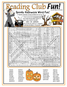 Halloween Compound Words - Printable Word Search Puzzle | Made By Teachers