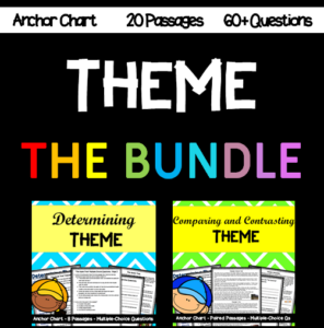 Theme BUNDLE: 20 Passages with 60+ Multiple-Choice Questions | Made By ...