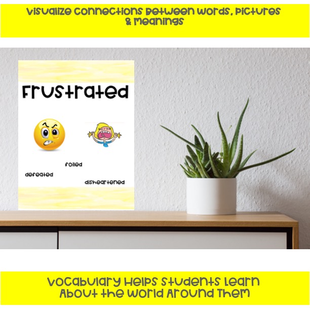 English Colors, Shapes, & Feelings Posters I Watercolor Decor | Made By ...