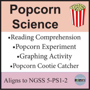 Popcorn Science Activity Experiment Popcorn Reading Comprehension ...