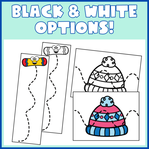 Winter Cutting Practice with Scissors: A Winter Fine Motor Skills ...