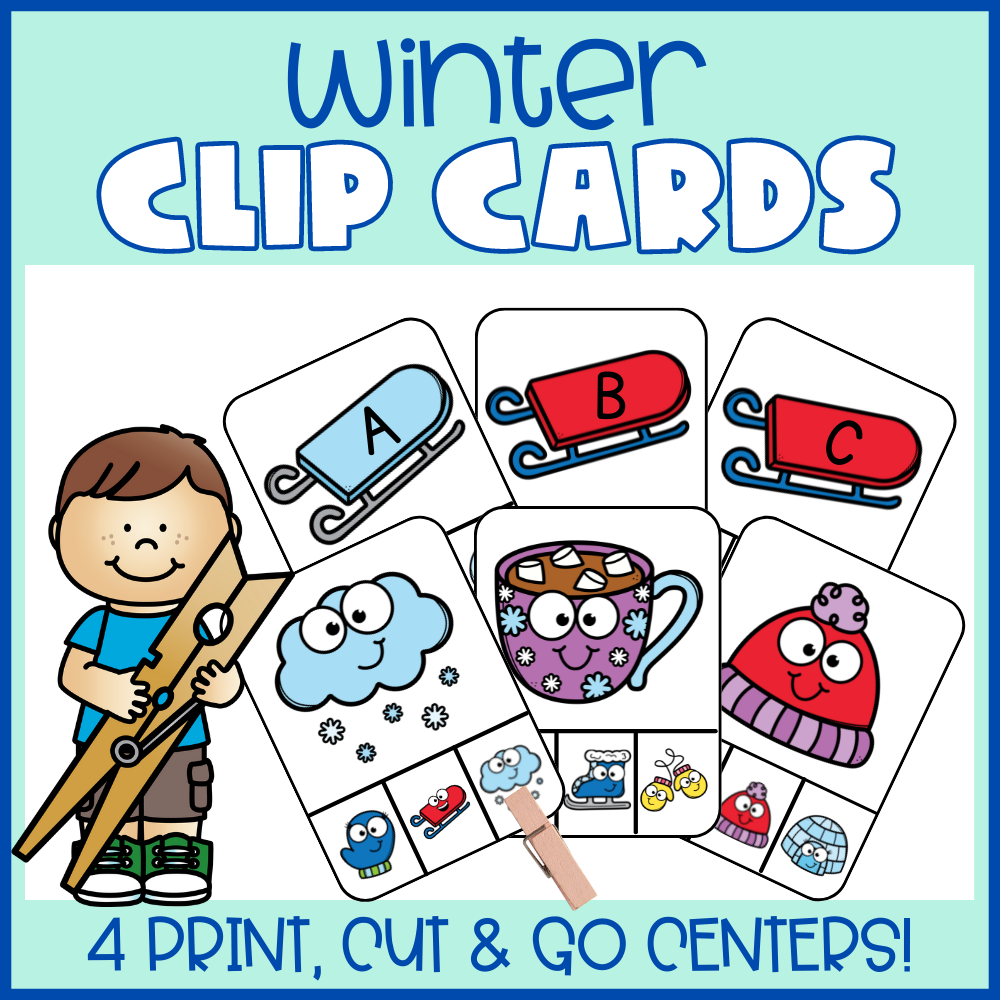 Winter Fine Motor Skills Centers Bundle | Made By Teachers