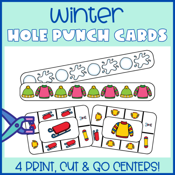 Winter Fine Motor Skills Centers Bundle | Made By Teachers