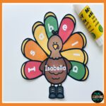 Editable Turkey Name Crafts | Thanksgiving Name Craft Activity | Made ...