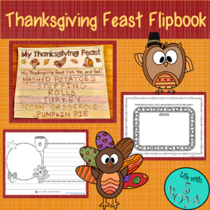 My Thanksgiving Feast Flipbook Activity | Made By Teachers
