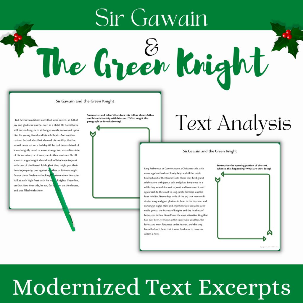 Sir Gawain and the Green Knight | Modernized text and Podcast Episode ...