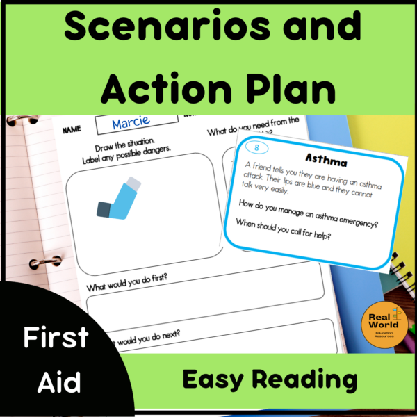 First aid scenarios and action plan cards | Made By Teachers