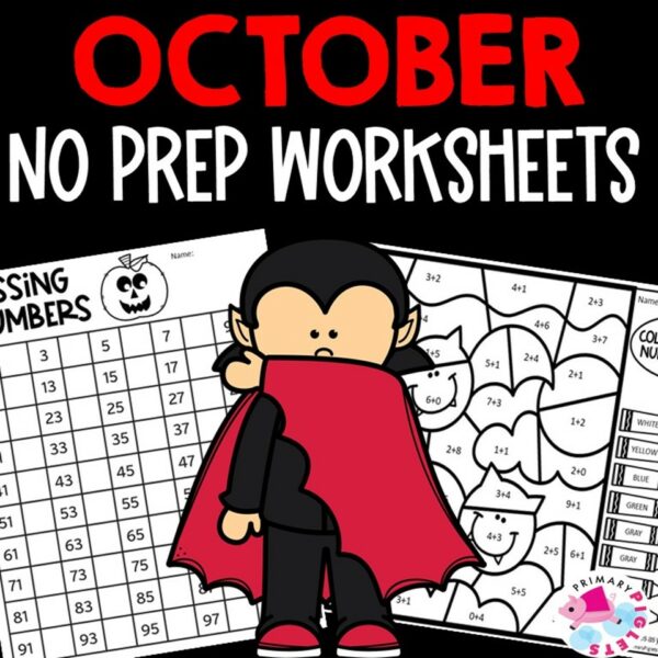 Halloween Fun Packet | October Morning Work No Prep Worksheets | Made ...
