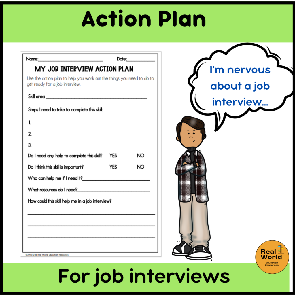 Job interview checklists for life skills teens | Made By Teachers