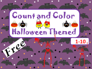 FREE Halloween Themed Math Count and Color (1-10): | Made By Teachers