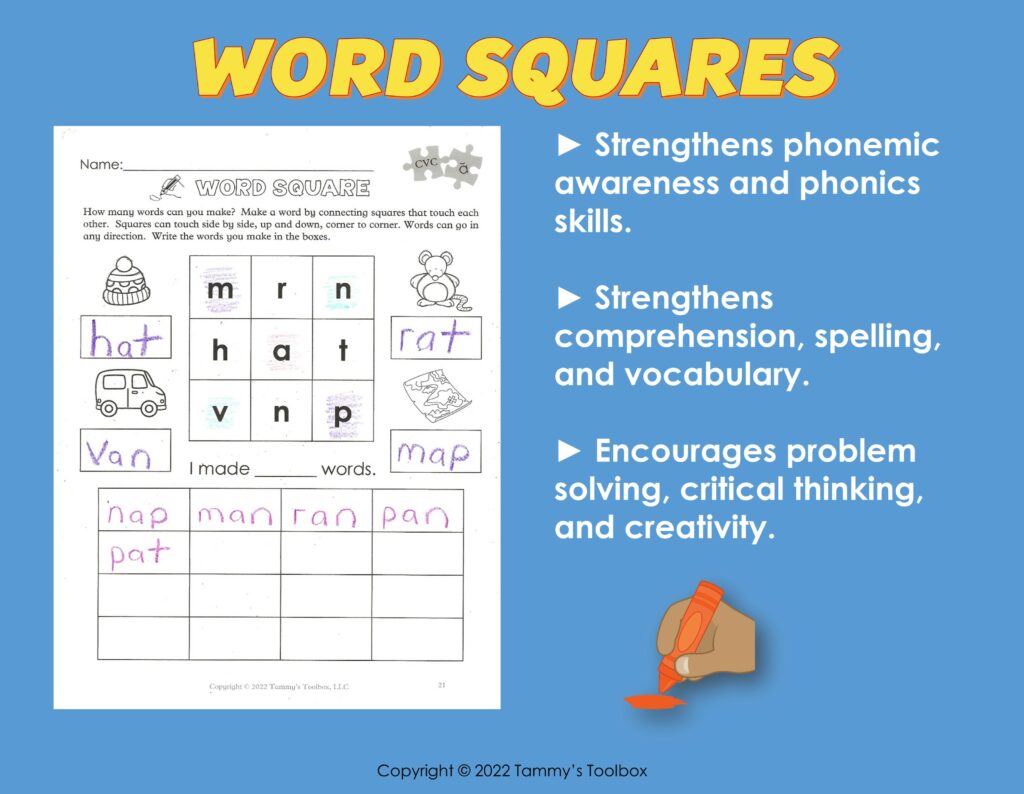 Decodable CVC Words Short Vowel Puzzles - Made By Teachers