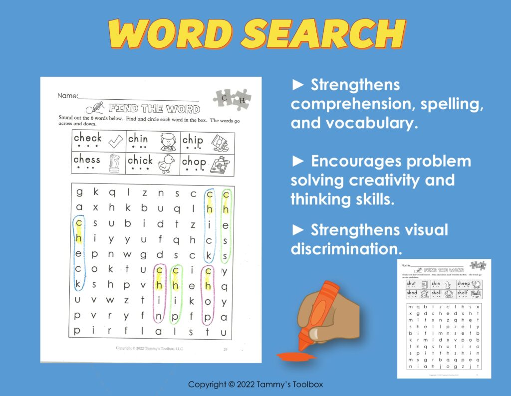 Decodable Consonant Digraph Word Puzzles | Made By Teachers