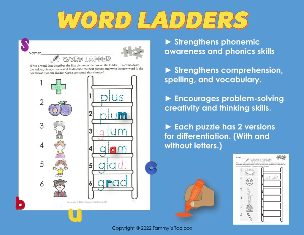 Decodable Consonant Blend Word Puzzles - Made By Teachers