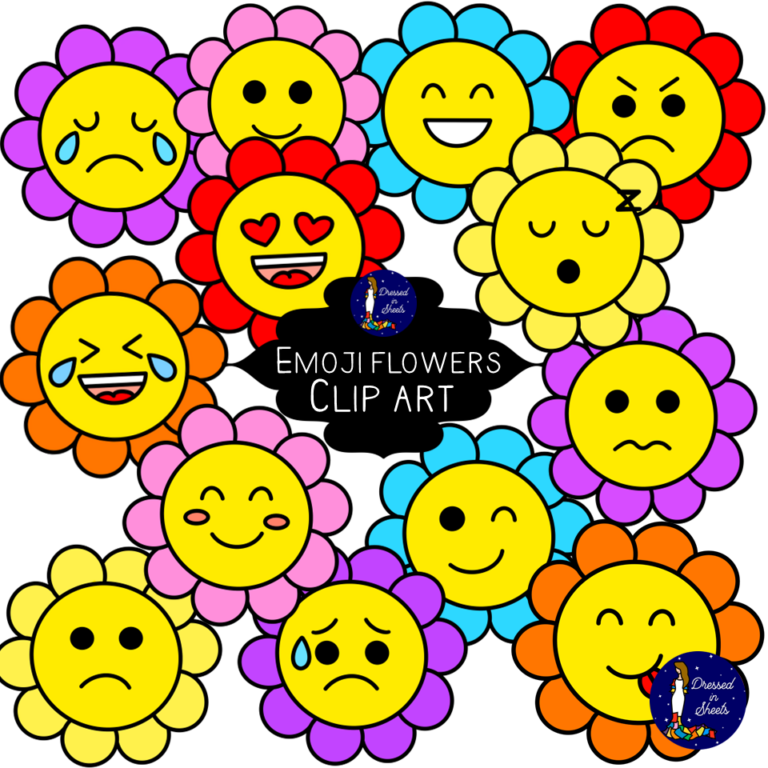 Dollar Deal Emoji Flowers - Made By Teachers