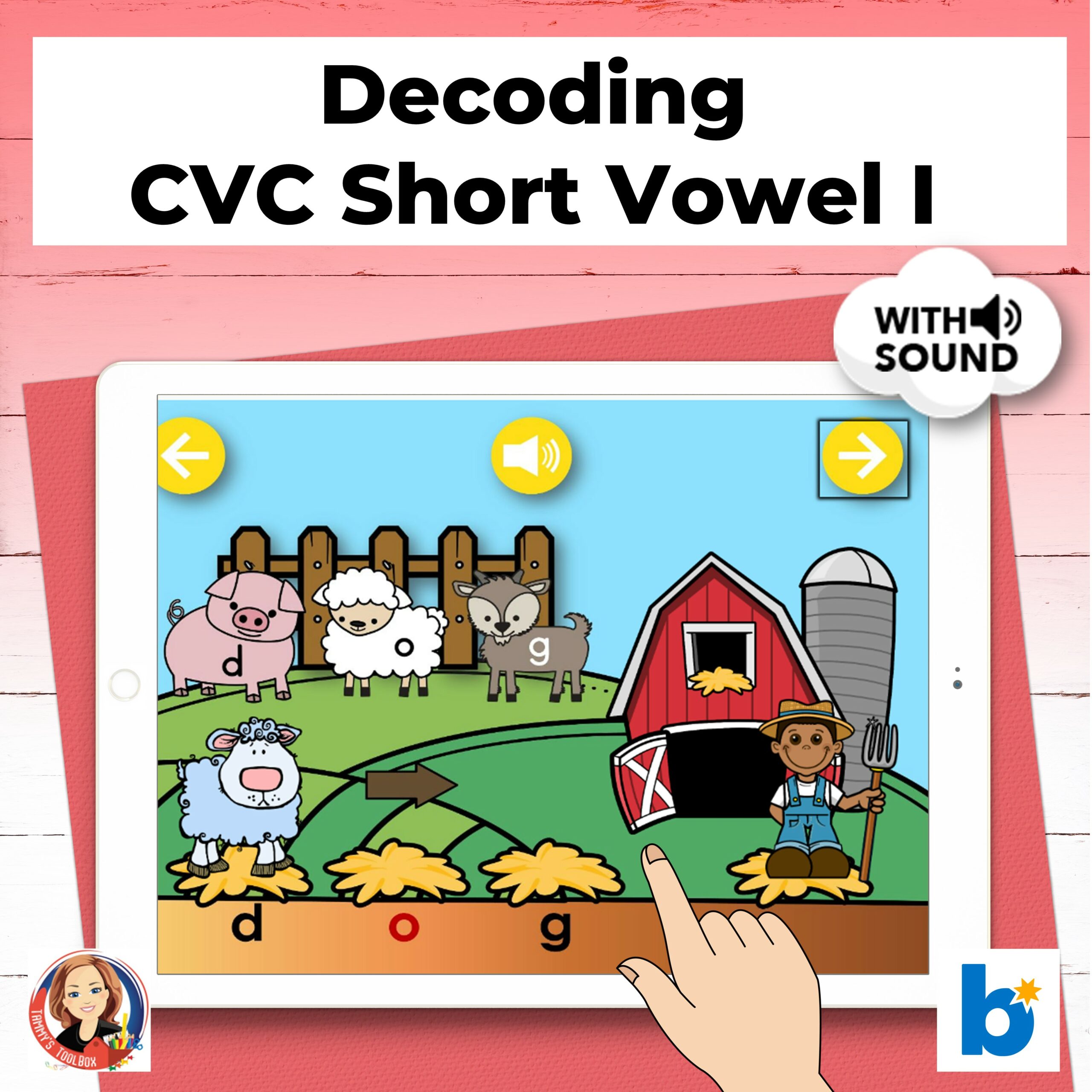 Decoding Short Vowel o CVC Words Digital Activity - Made By Teachers