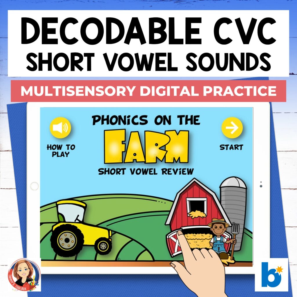 Decoding Short Vowel CVC Words Review | Made By Teachers