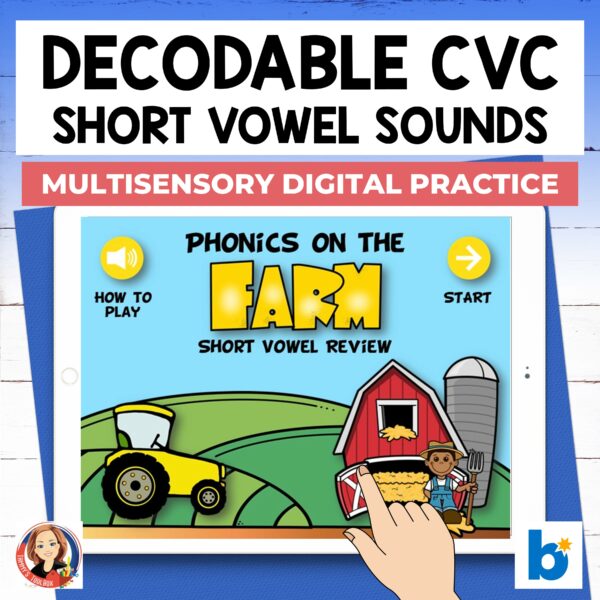 Decoding Short Vowel CVC Words Review | Made By Teachers