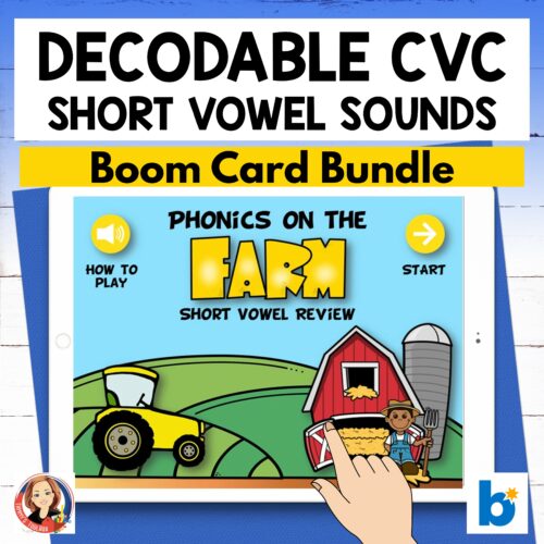 Decoding Short Vowels CVC Words Digital Bundle - Made By Teachers